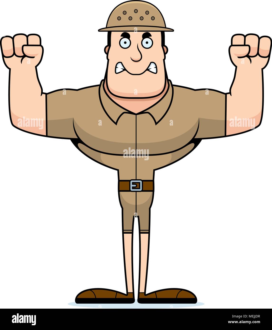 A cartoon zookeeper looking angry Stock Vector Image & Art - Alamy