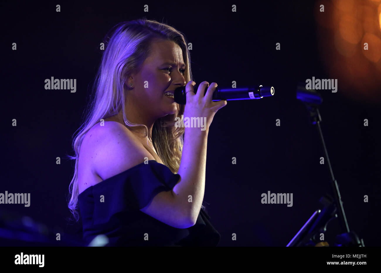 Lusaint performs on stage during the 2018 PFA Awards at the Grosvenor ...