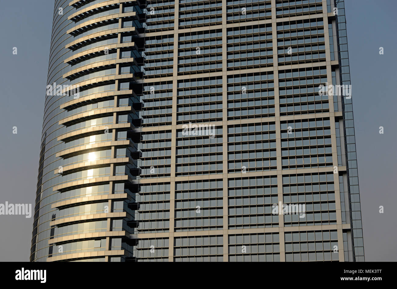 An office building by the eastern third ring road in Beijing, China ...