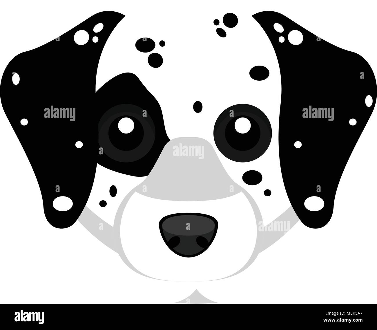 And brown dalmatian Stock Vector Images - Alamy