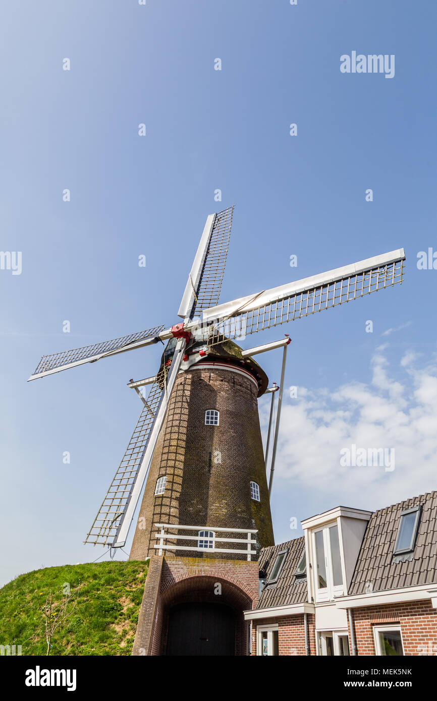 Traditional Dutch Widnmill Stock Photo - Alamy