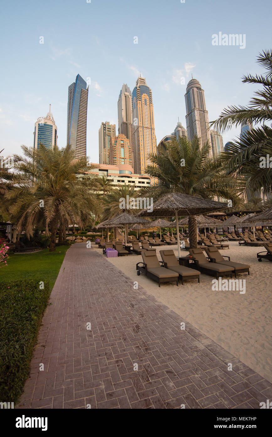 Towering dubai skyscrapers hi-res stock photography and images - Alamy