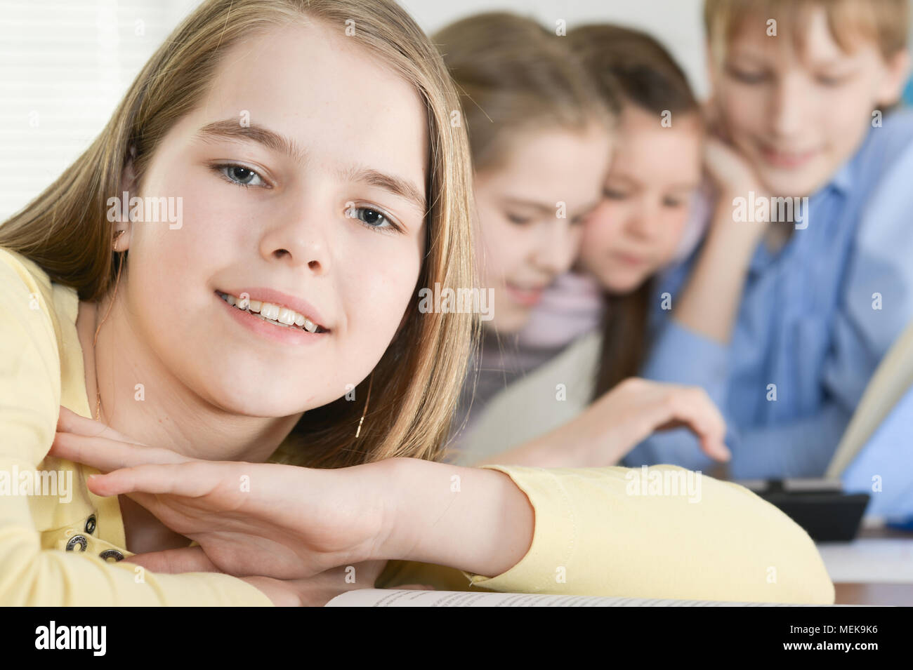 Communication with children hi-res stock photography and images - Alamy