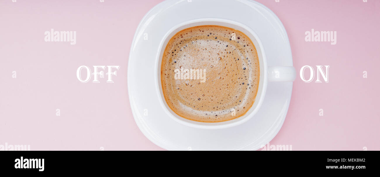 Topped Off Cup Of Coffee