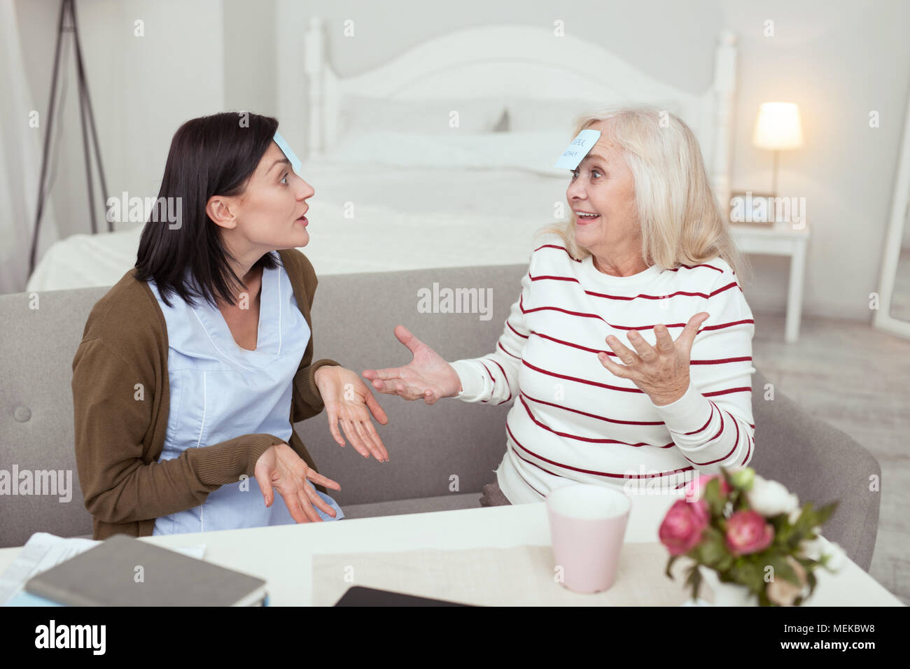 Joyful elder hi-res stock photography and images - Alamy