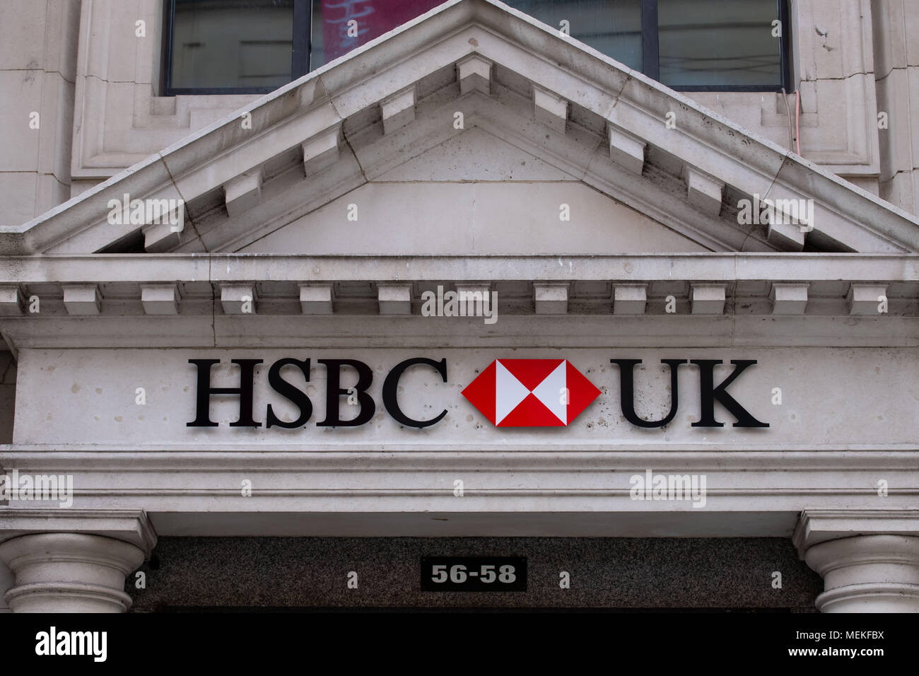 HSBC bank sign logo Stock Photo - Alamy