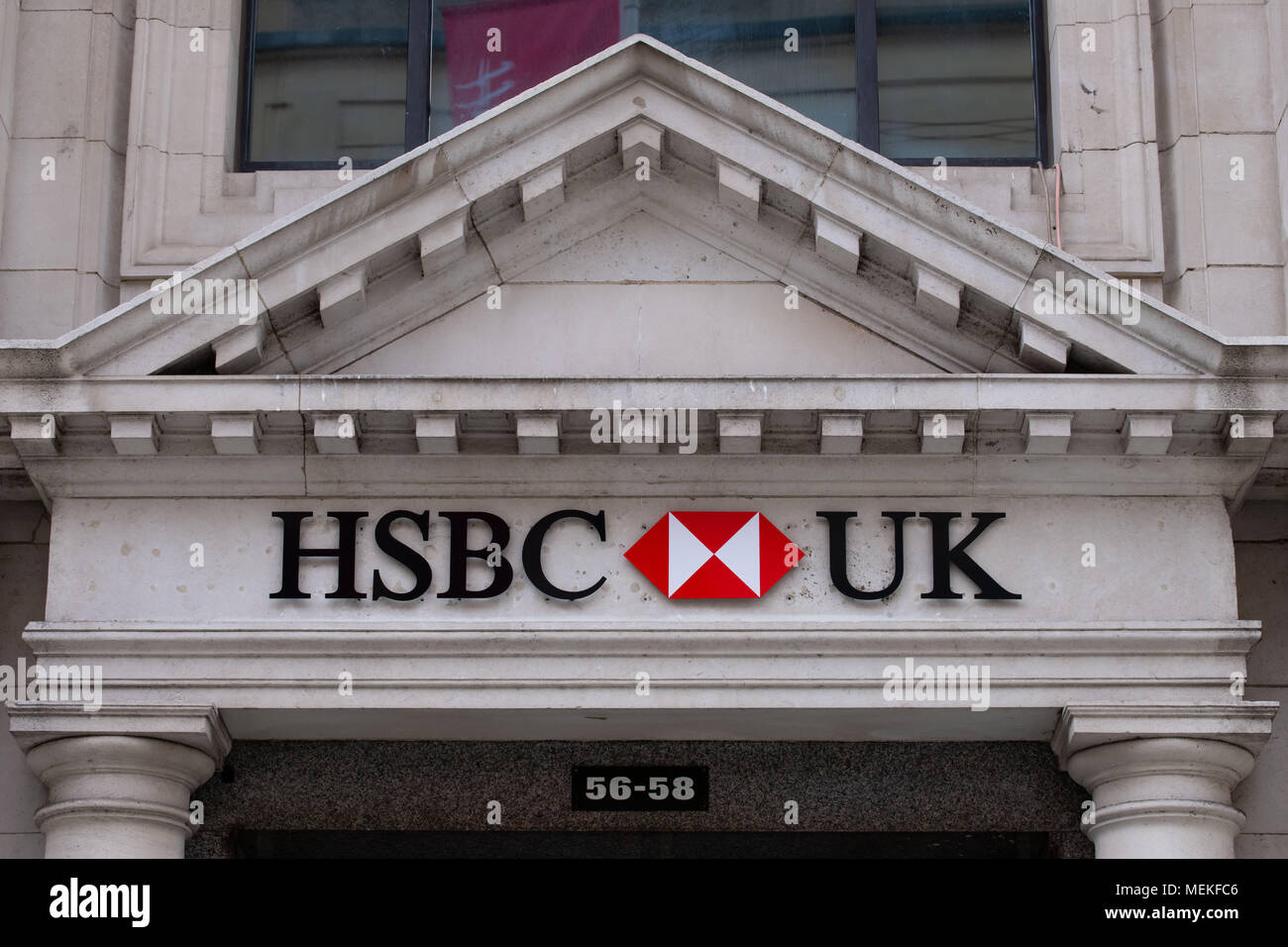 HSBC bank sign logo Stock Photo - Alamy