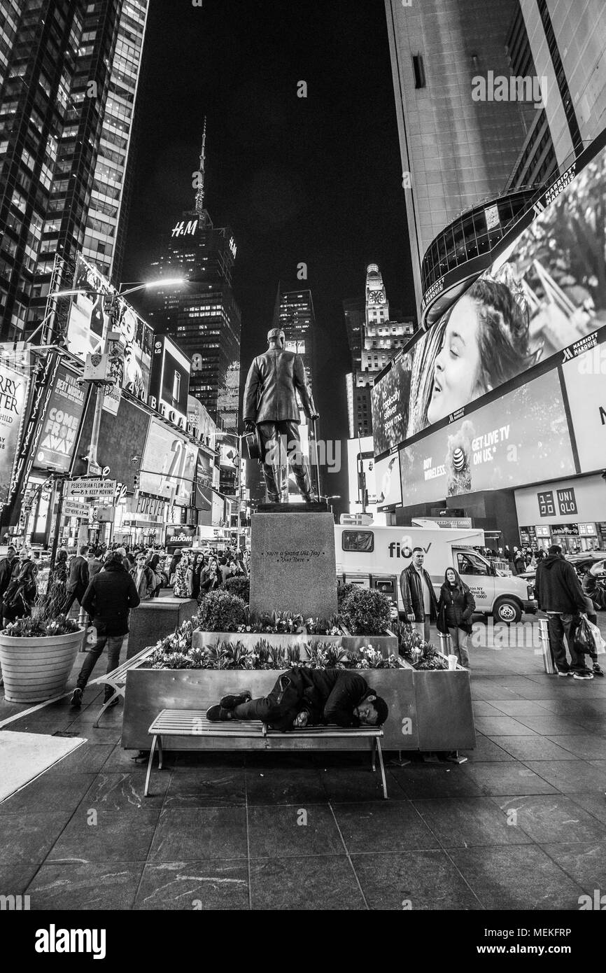 Blue yellow new york Black and White Stock Photos & Images - Alamy