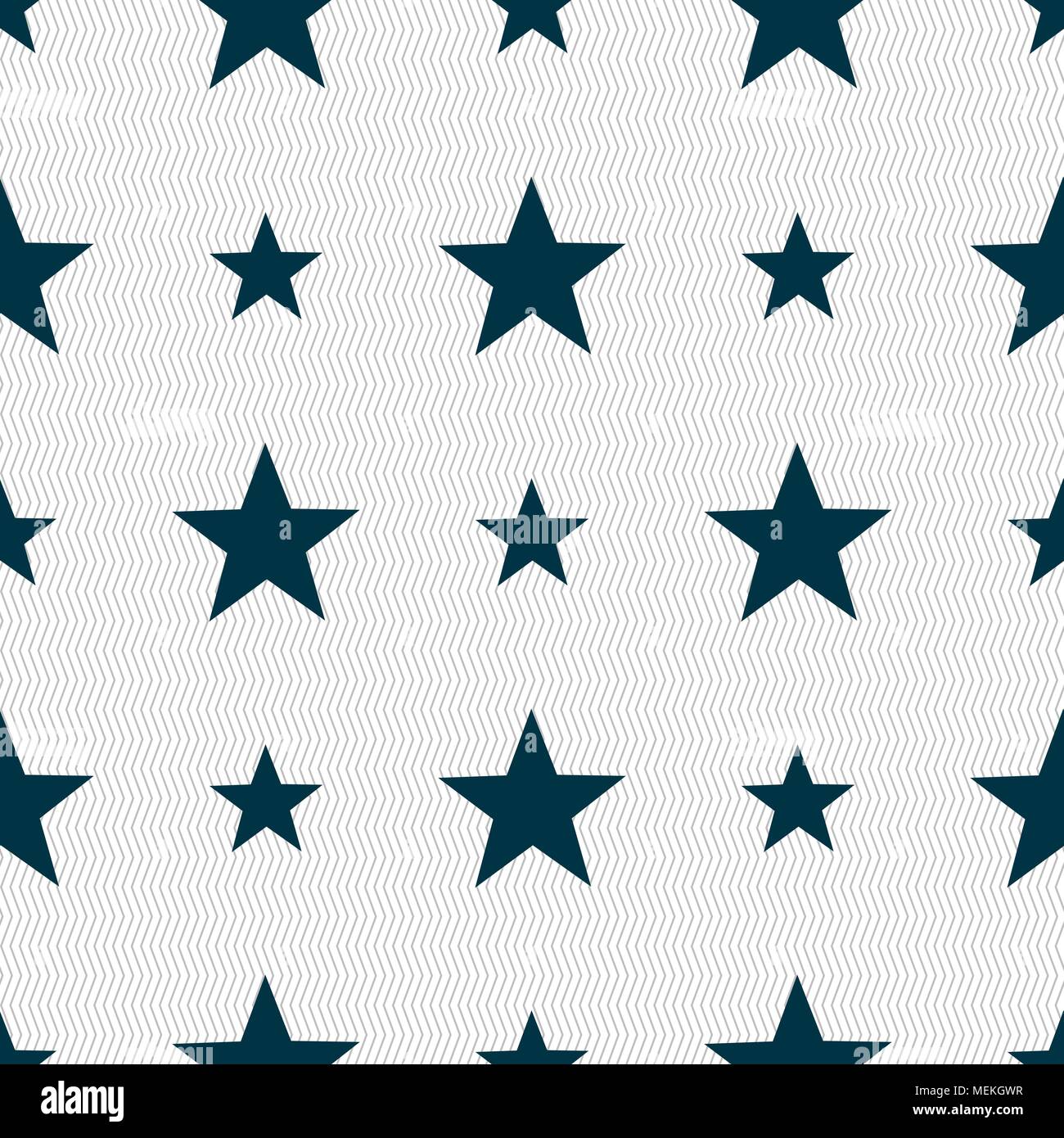 number Eight icon sign. Seamless abstract background with geometric ...