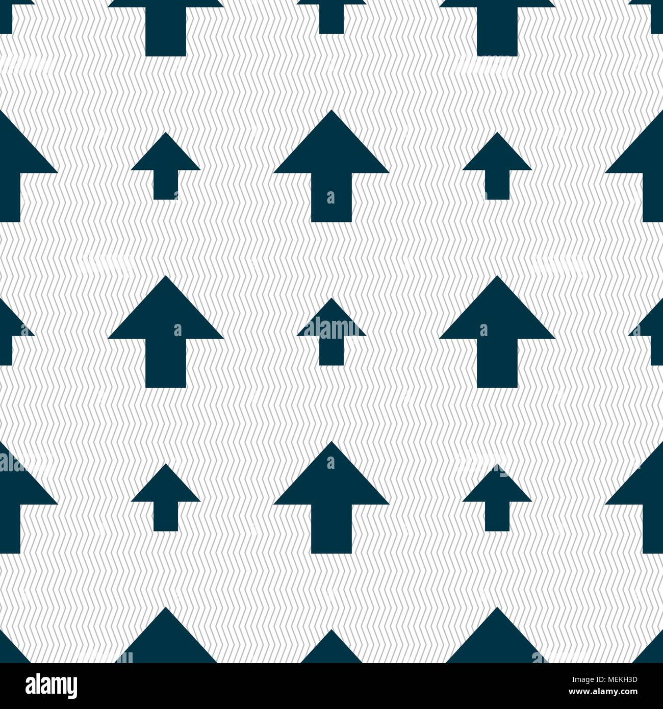 number six icon sign. Seamless abstract background with geometric ...