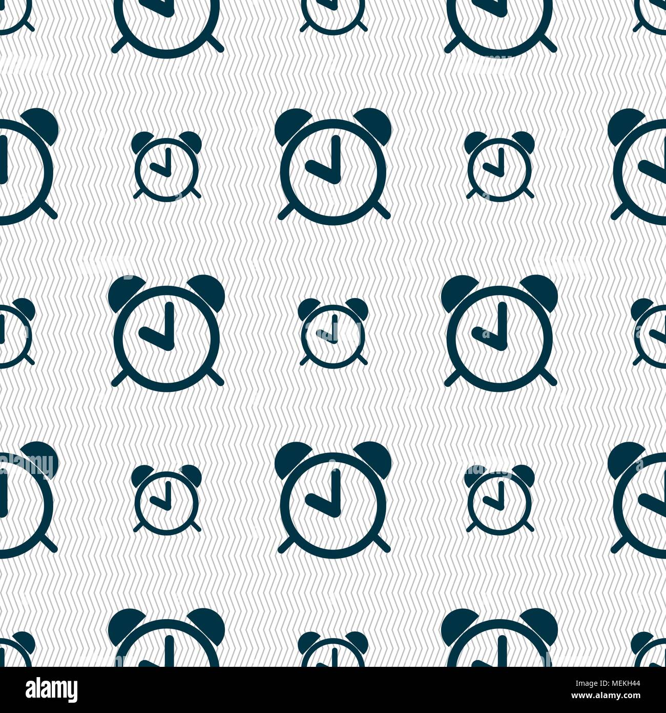 number Nine icon sign. Seamless abstract background with geometric ...