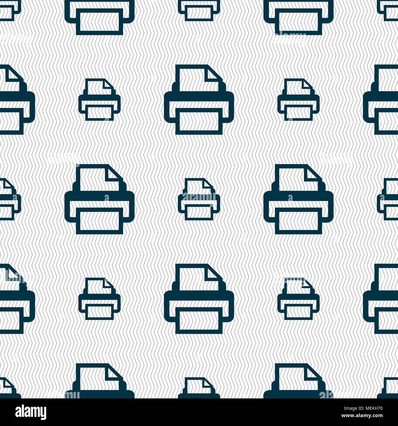number six icon sign. Seamless abstract background with geometric ...