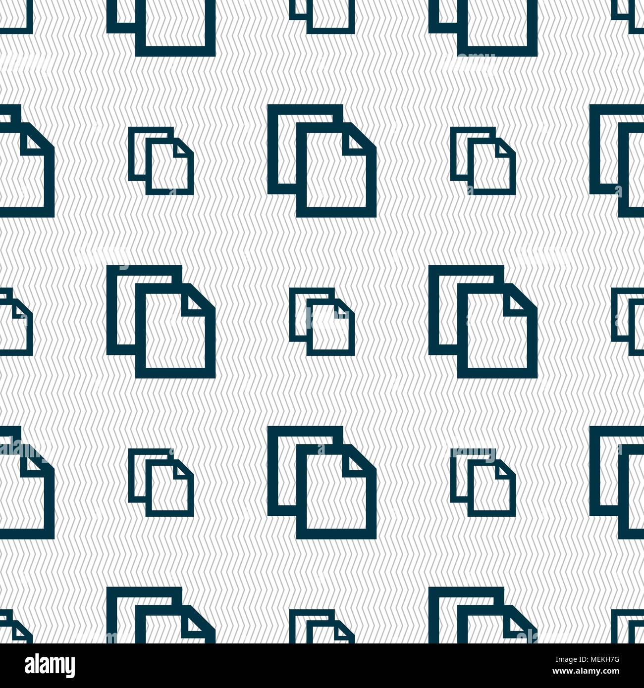 number Nine icon sign. Seamless abstract background with geometric ...