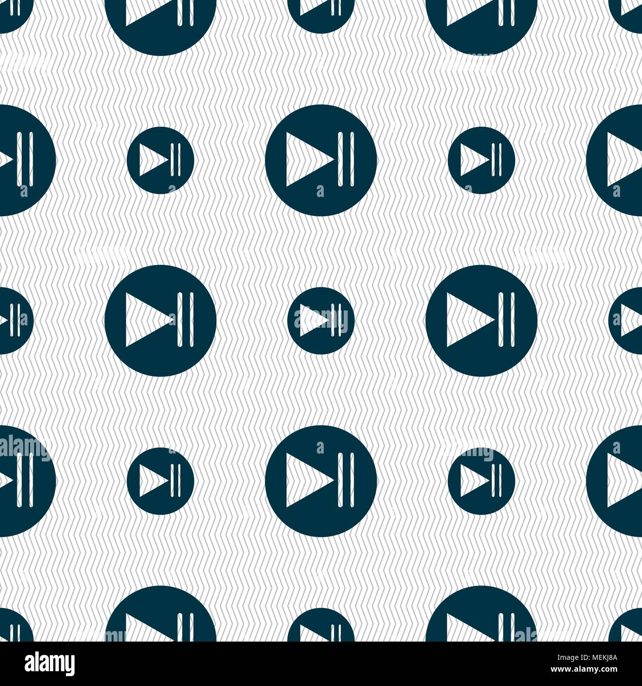 play button icon. Seamless abstract background with geometric shapes ...