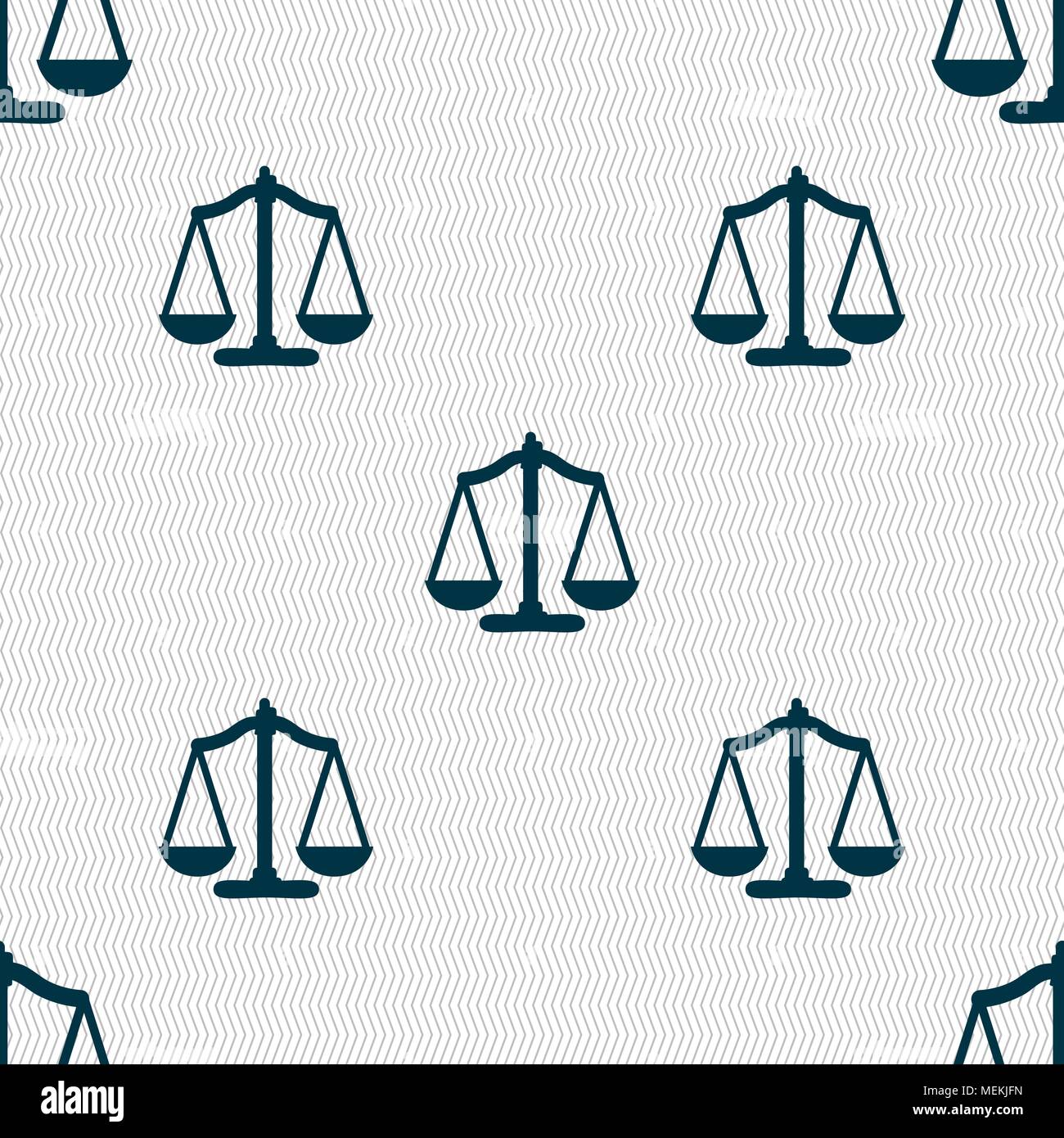 Scales balance. Seamless abstract background with geometric shapes ...