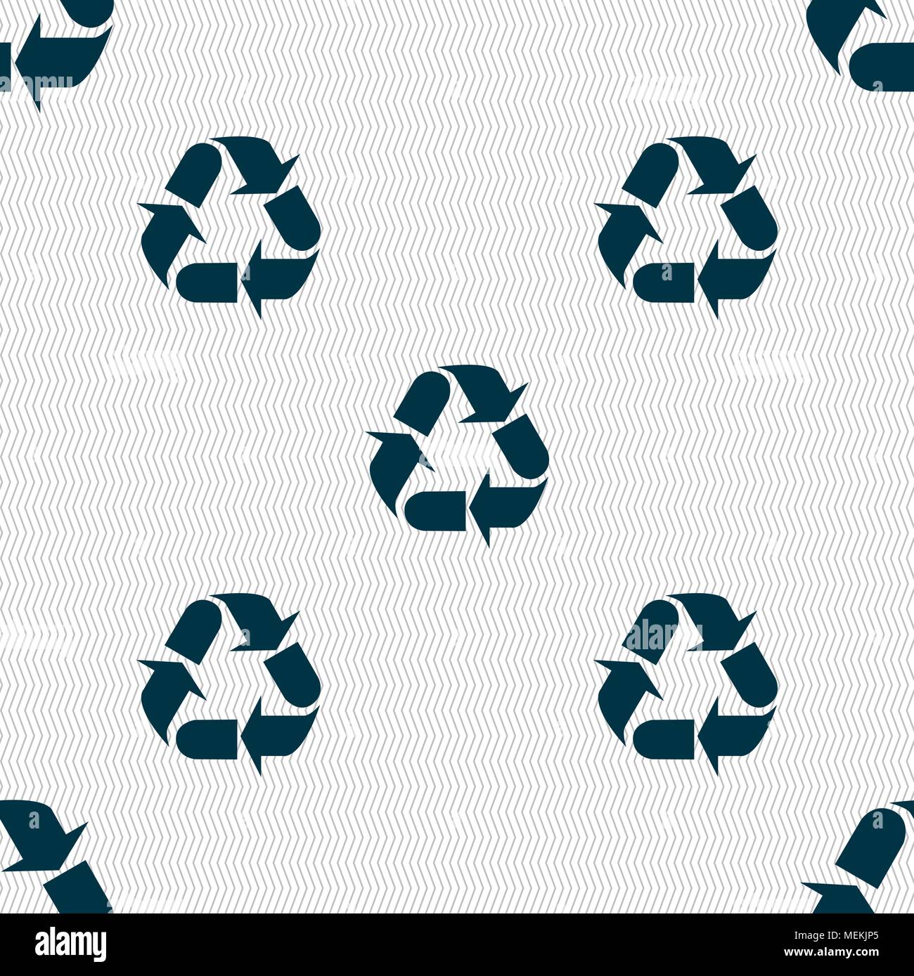 processing icon sign. Seamless abstract background with geometric ...