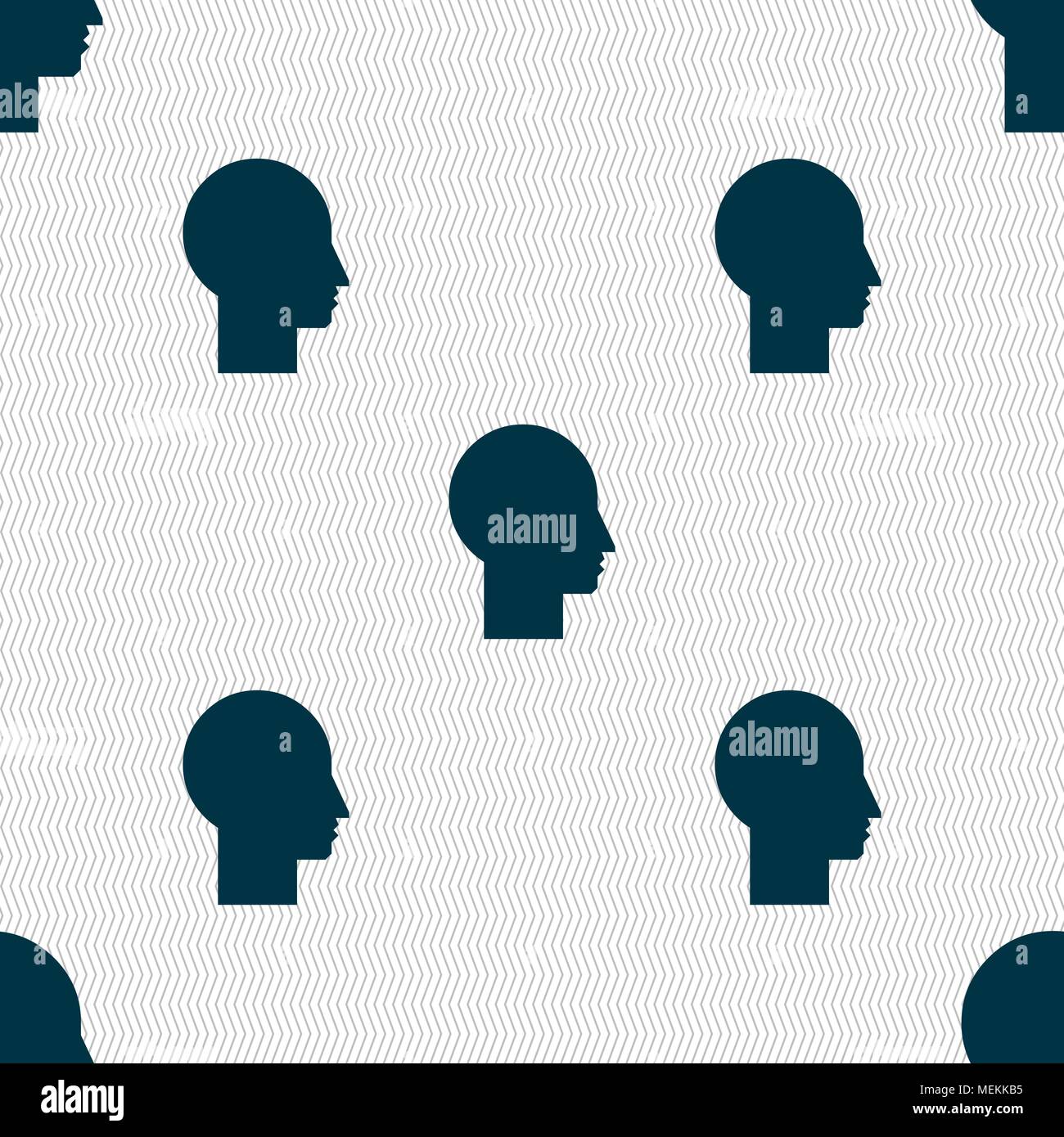 User sign icon. Person symbol. Set colourful buttons. Seamless abstract ...