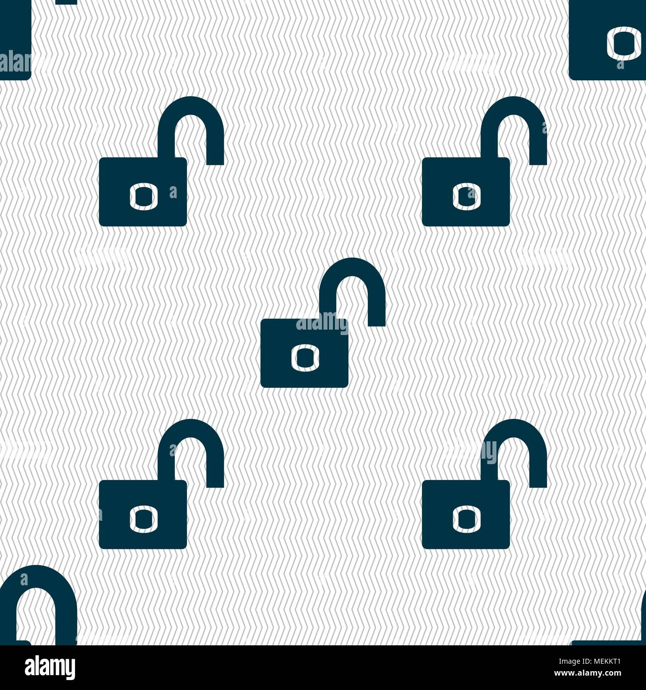 Lock sign icon. Locker symbol. Seamless abstract background with ...