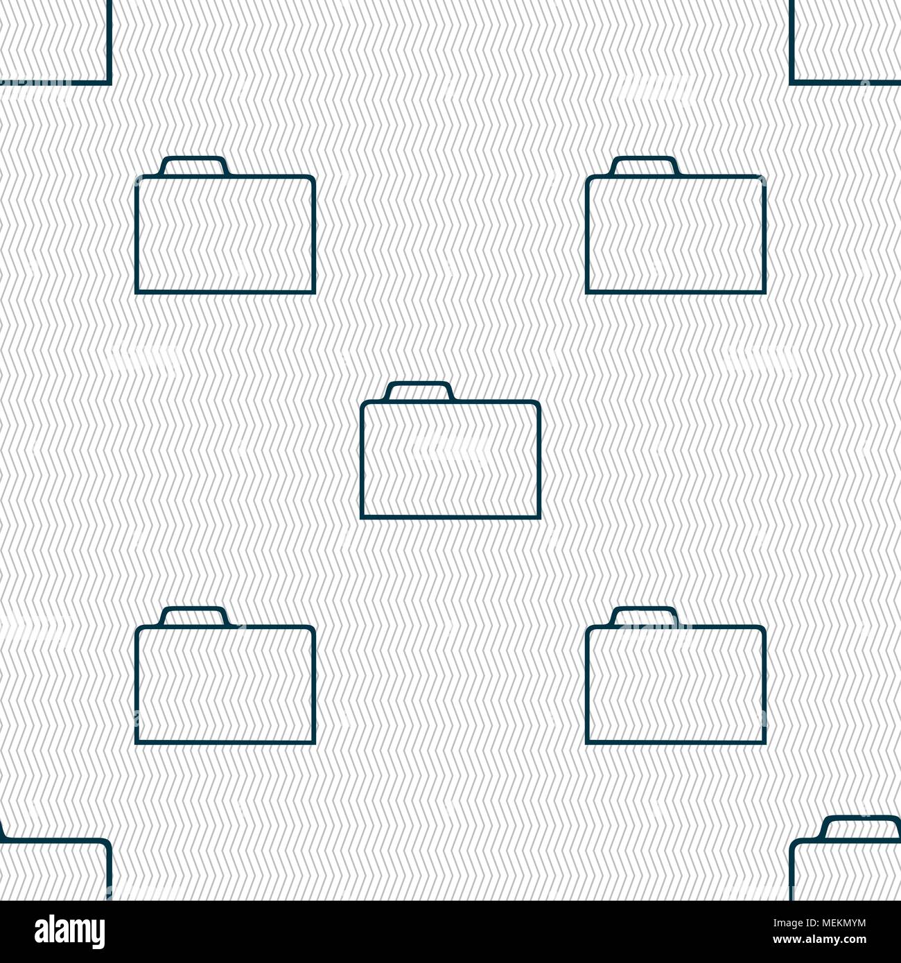 Document folder sign. Accounting binder symbol. Seamless abstract ...