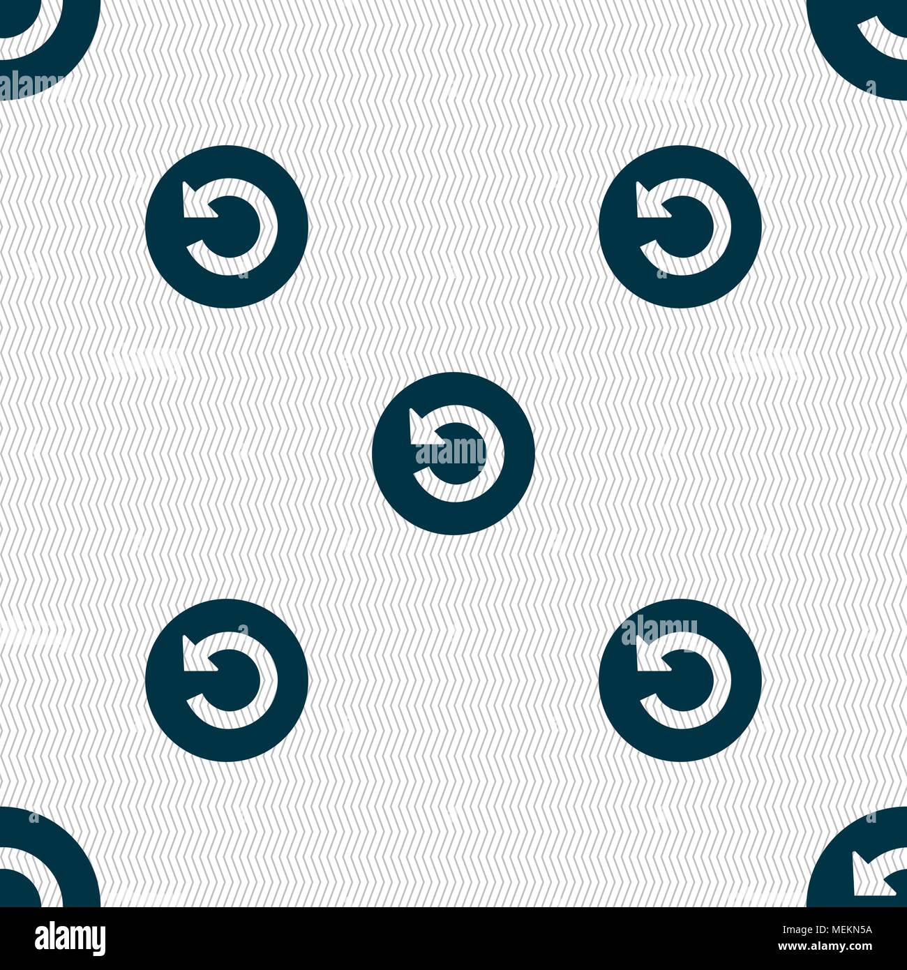 Upgrade, arrow icon sign. Seamless abstract background with geometric ...