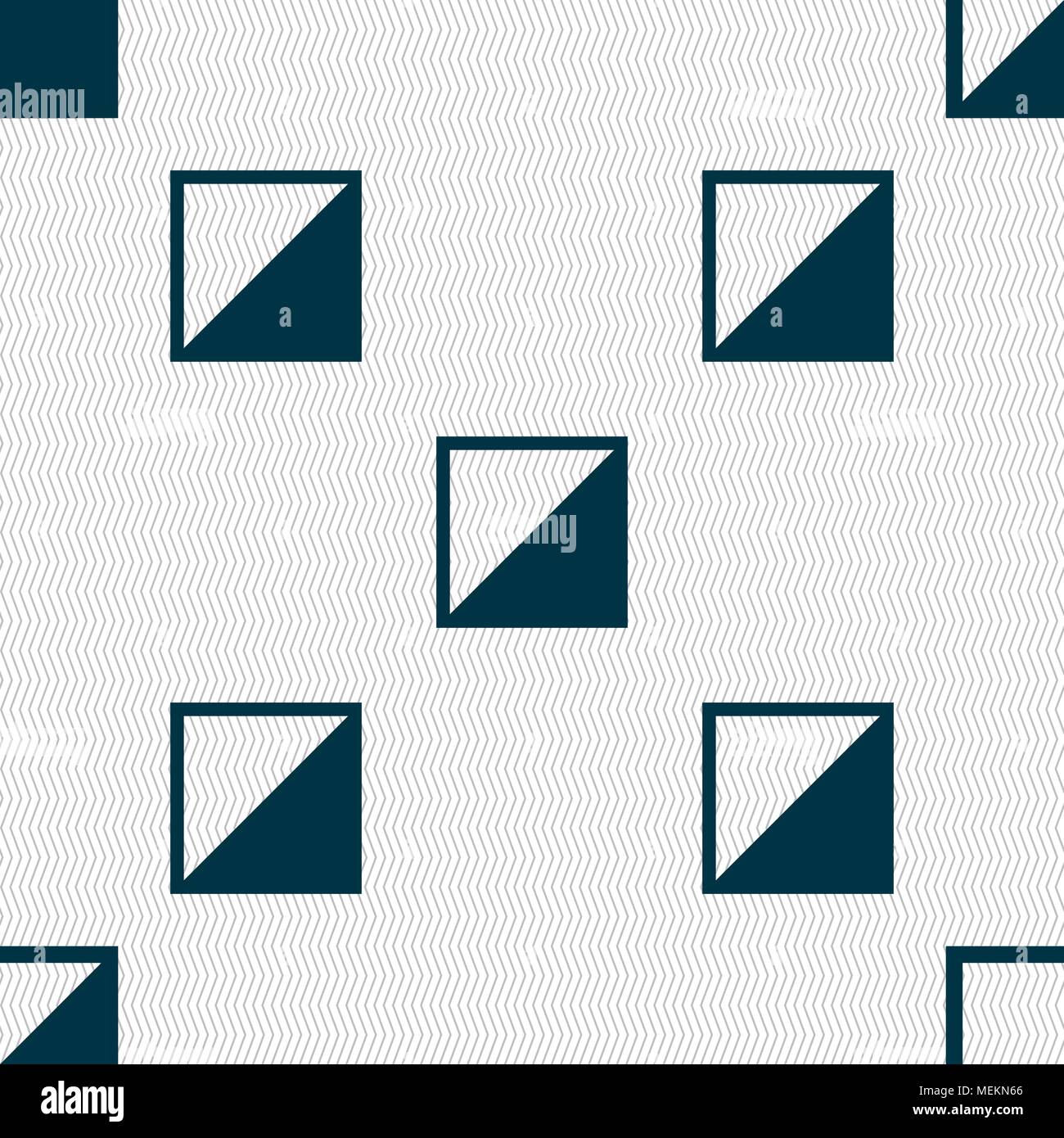 contrast icon sign. Seamless abstract background with geometric shapes ...