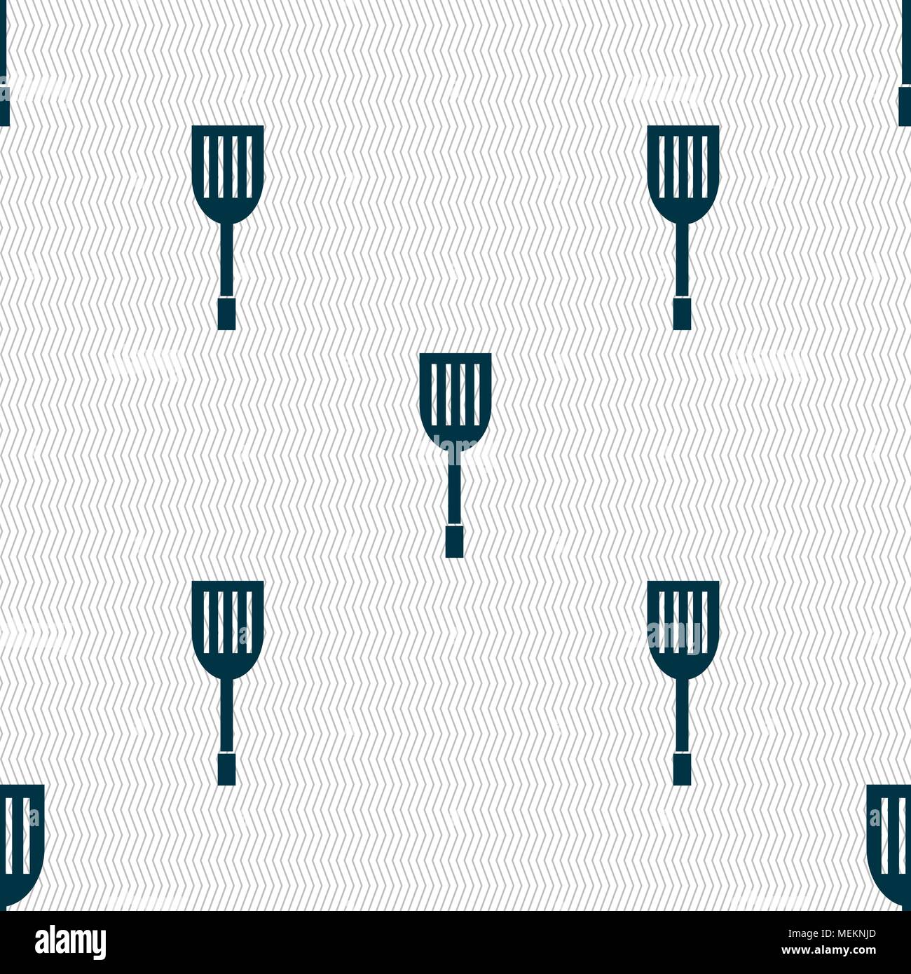 Kitchen appliances icon sign. Seamless abstract background with ...