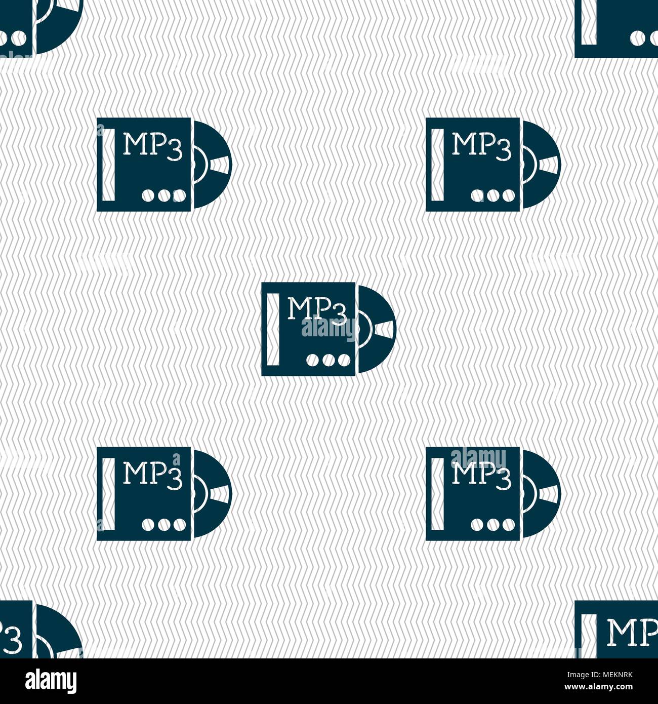 mp3 player icon sign. Seamless abstract background with geometric ...