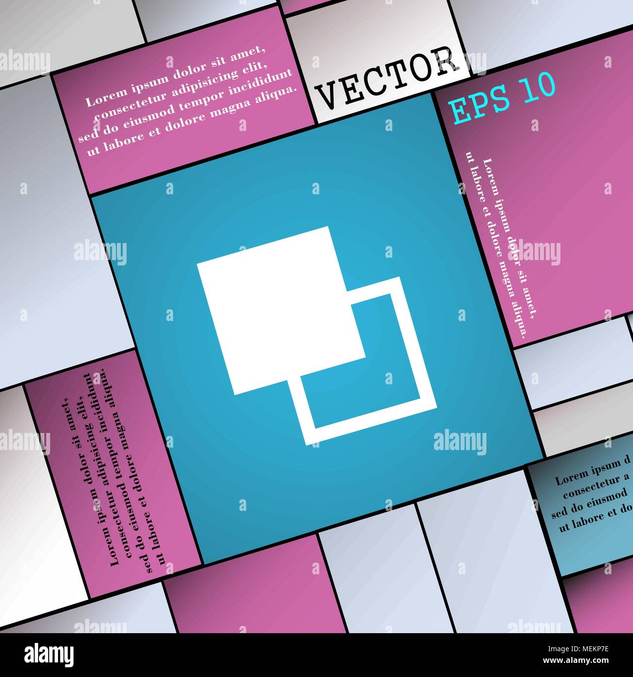 Active color toolbar icon sign. Modern flat style for your design ...