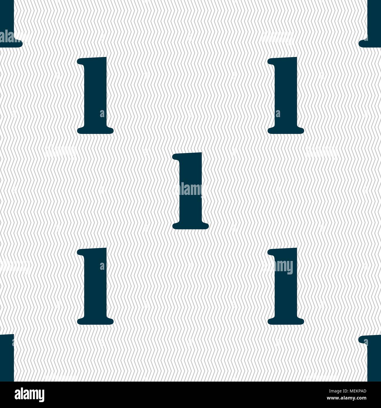 First place award sign. Winner symbol. Step one. Seamless abstract ...