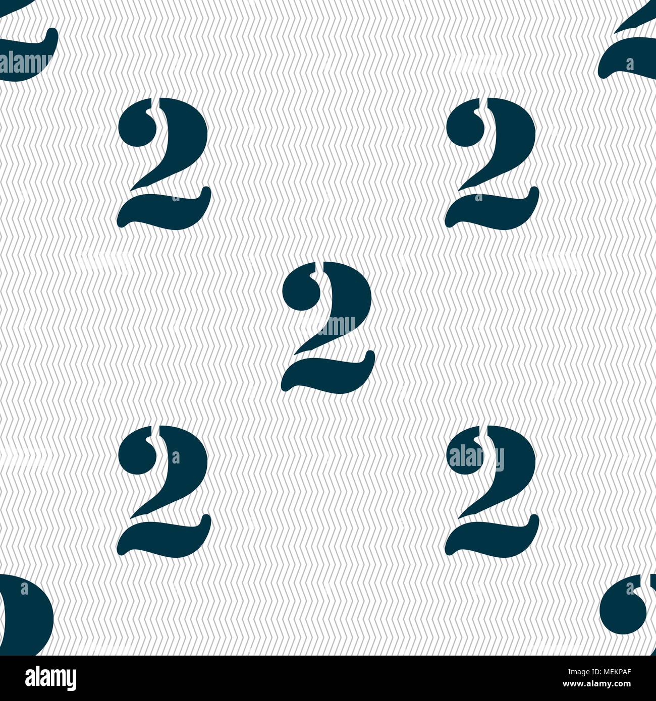 Second place award sign. Winner symbol. Step two.. Seamless abstract ...