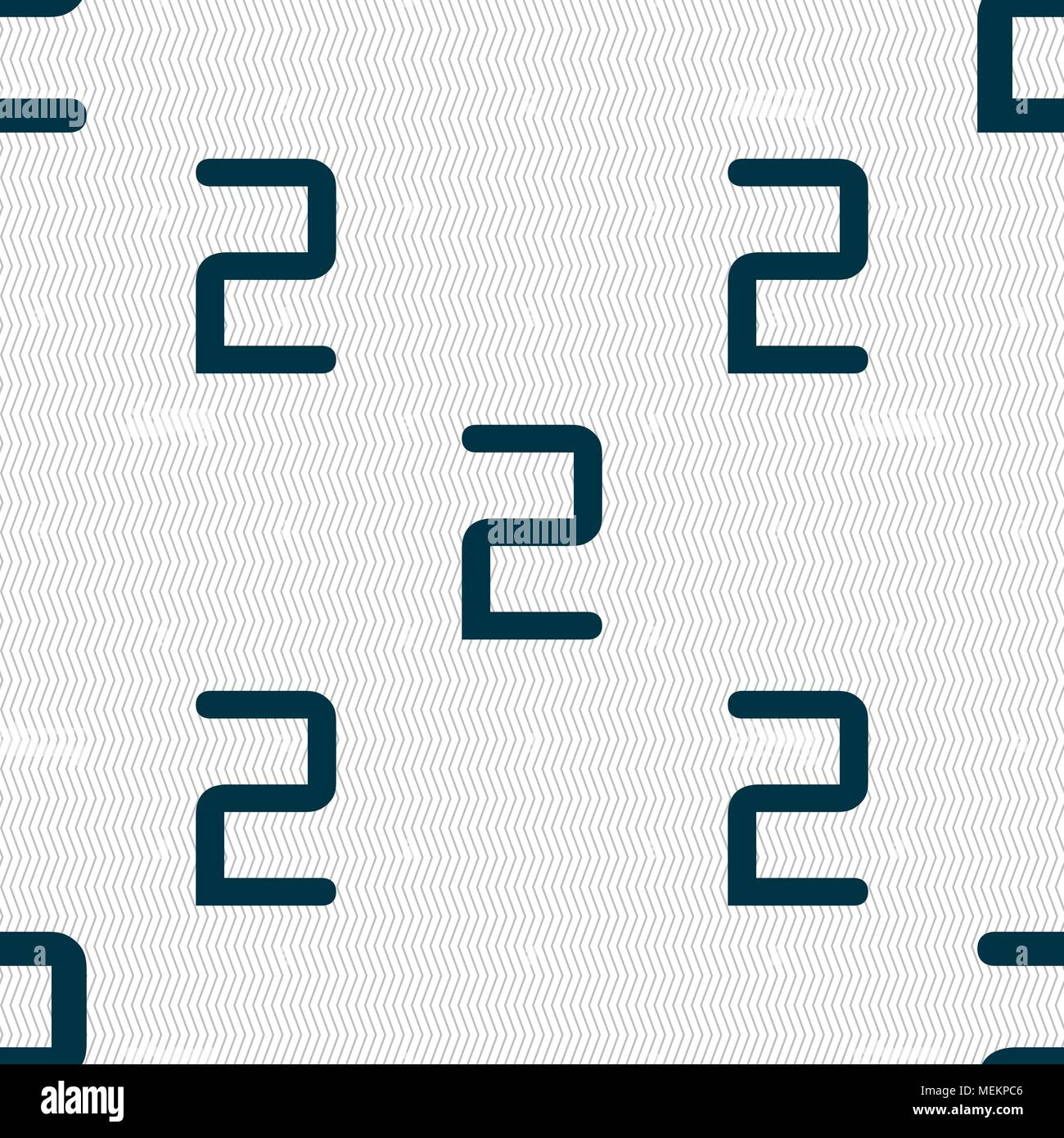 Second place award sign. Winner symbol. Step two.. Seamless abstract ...