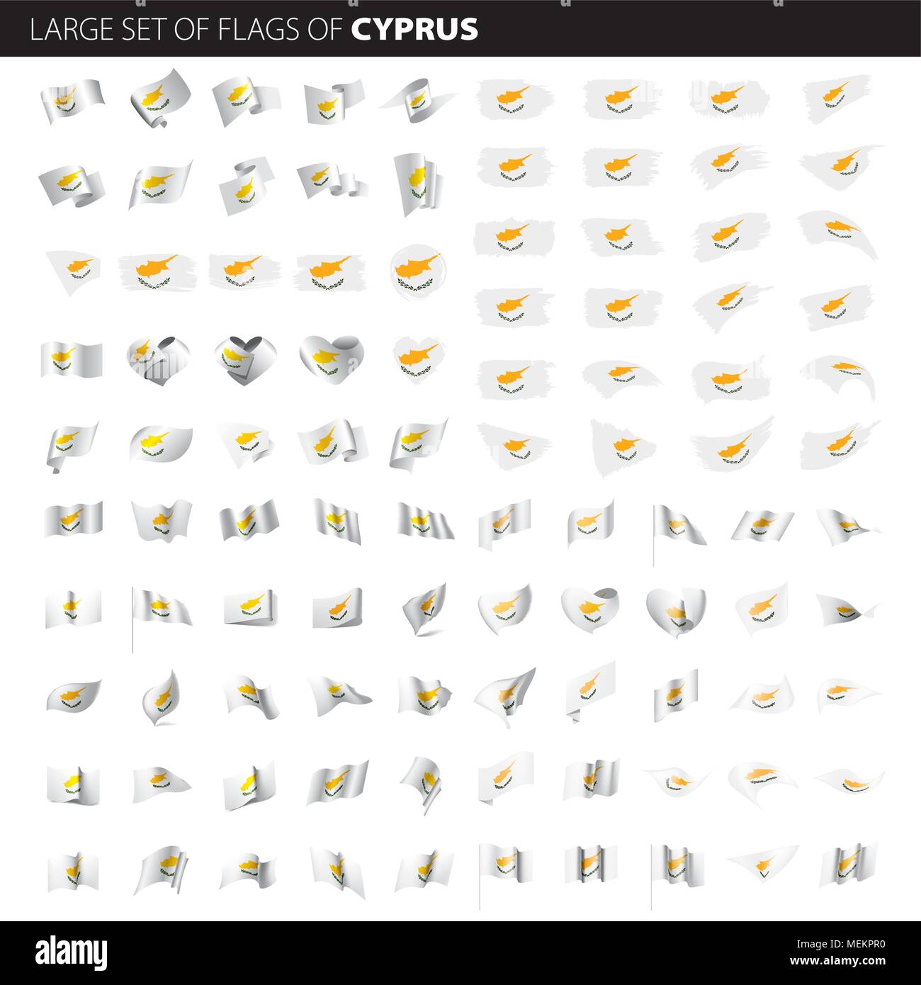 Cyprus flag, vector illustration Stock Vector Image & Art - Alamy