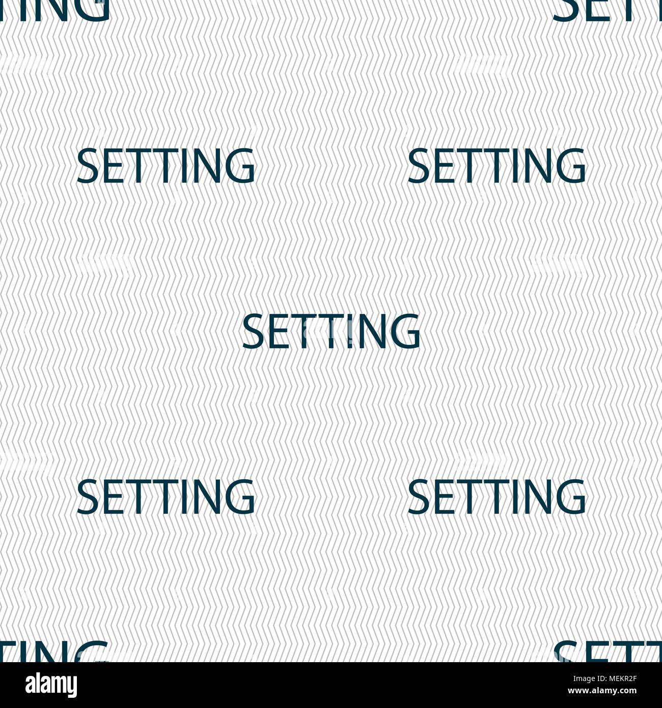Cog settings sign icon. Cogwheel gear mechanism symbol. Seamless ...
