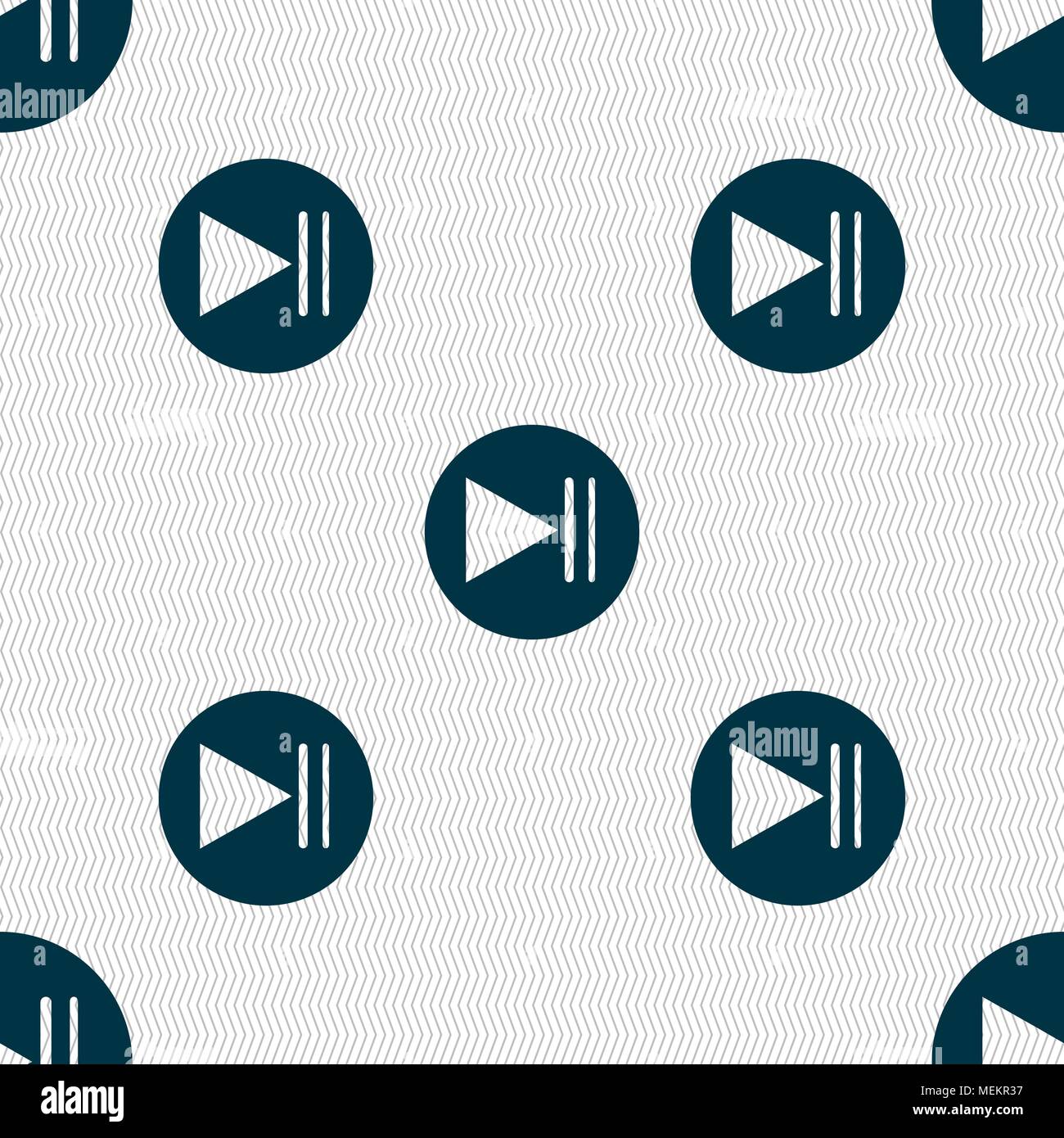 play button icon. Seamless abstract background with geometric shapes ...