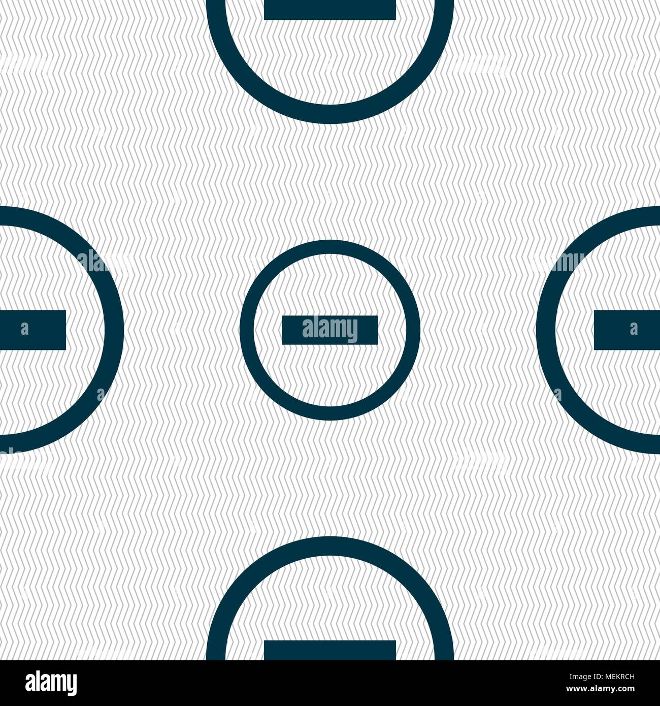 Minus sign icon. Negative symbol. Zoom out. Seamless abstract ...