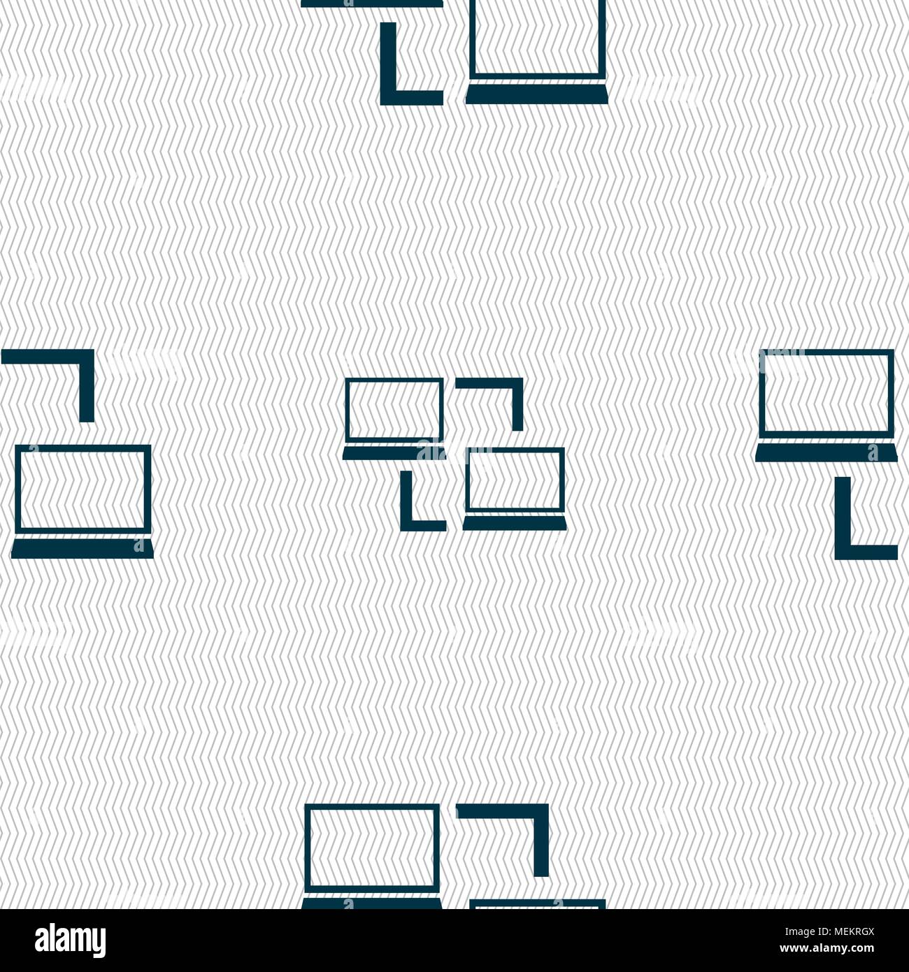 Synchronization sign icon. Notebooks sync symbol. Data exchange ...