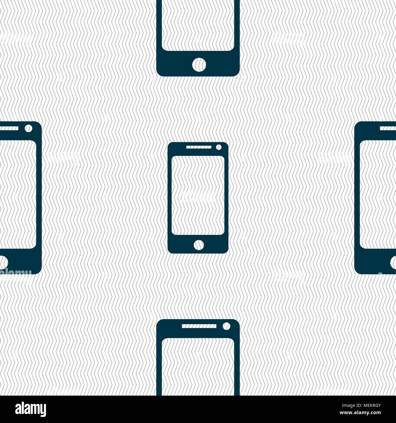 Smartphone sign icon. Support symbol. Call center. Seamless abstract ...