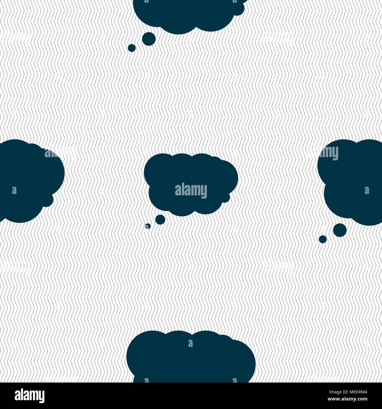 Cloud sign icon. Data storage symbol. Seamless abstract background with ...
