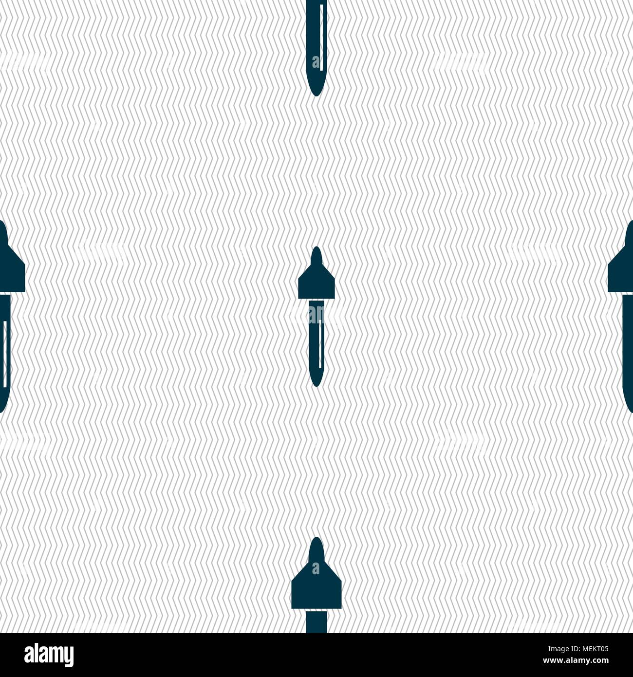dropper sign icon. pipette symbol. Seamless abstract background with ...