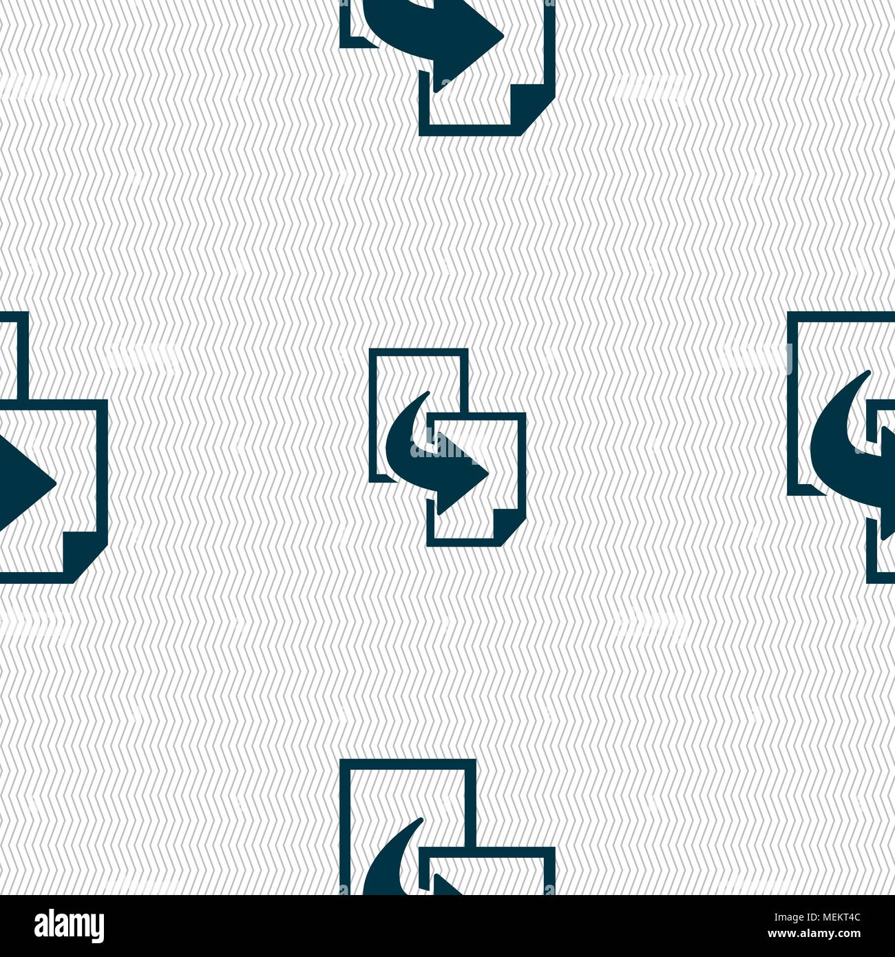 Copy file sign icon. Duplicate document symbol. Seamless abstract background with geometric ...