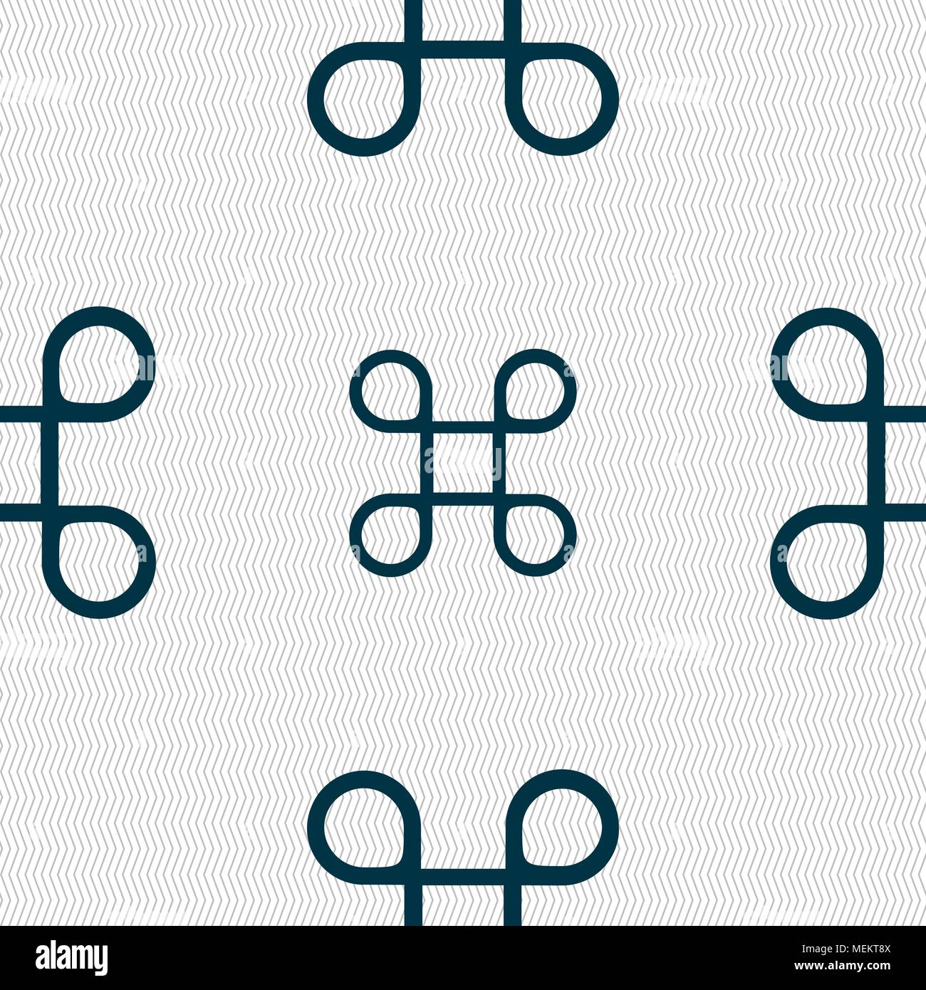 Keyboard Maestro icon. Seamless abstract background with geometric ...