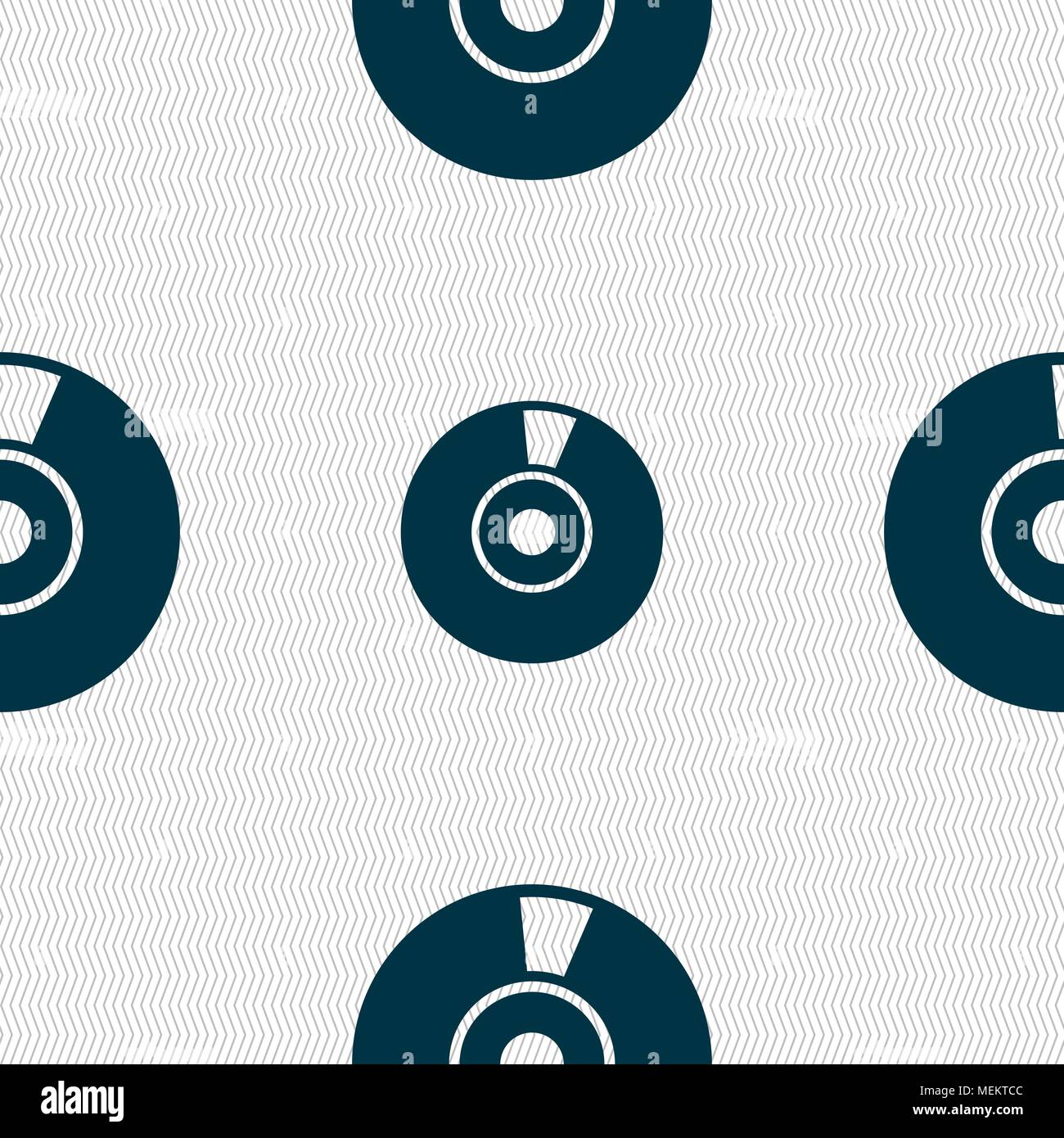 CD or DVD icon sign. Seamless abstract background with geometric shapes ...