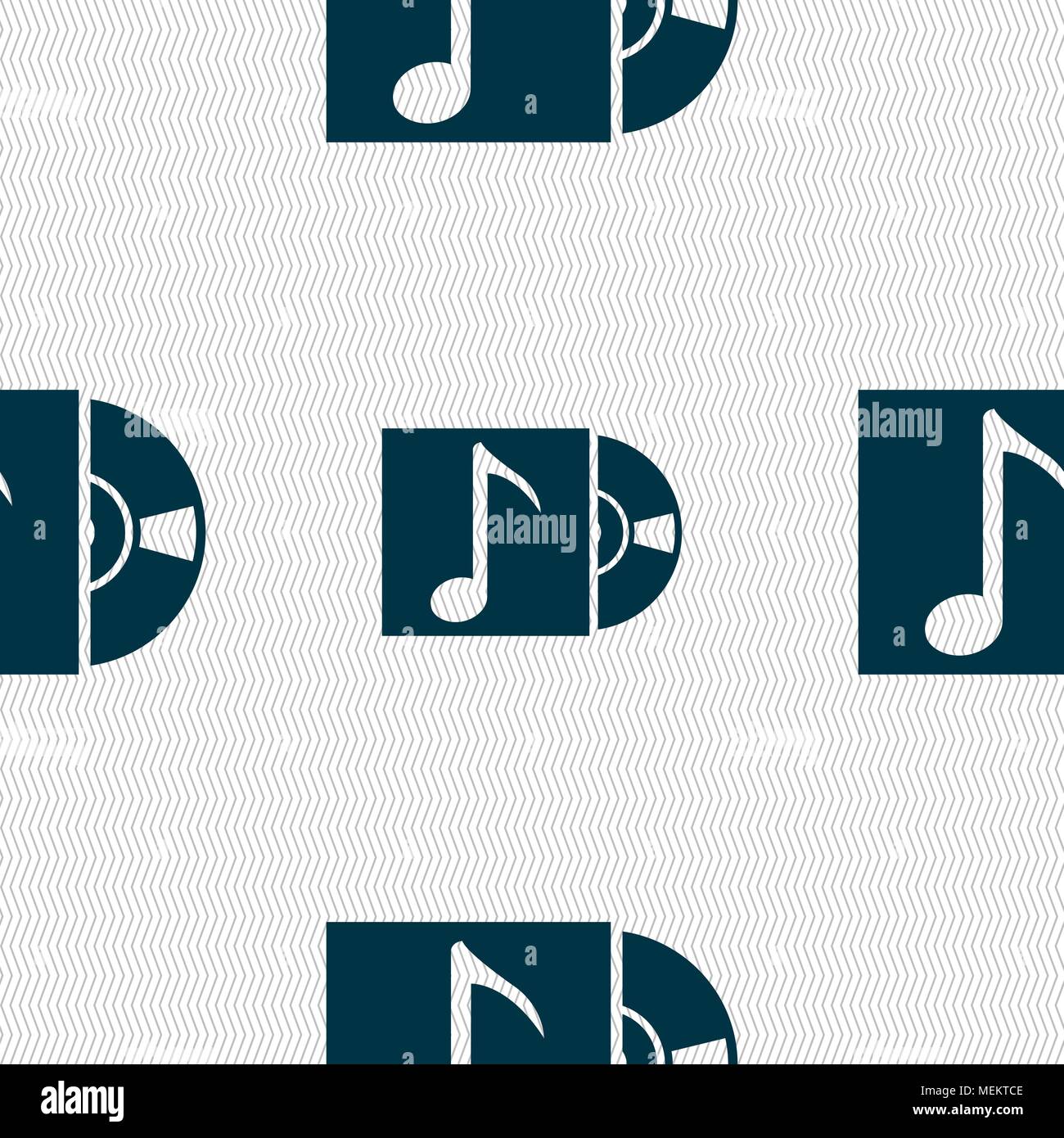cd player icon sign. Seamless abstract background with geometric shapes ...