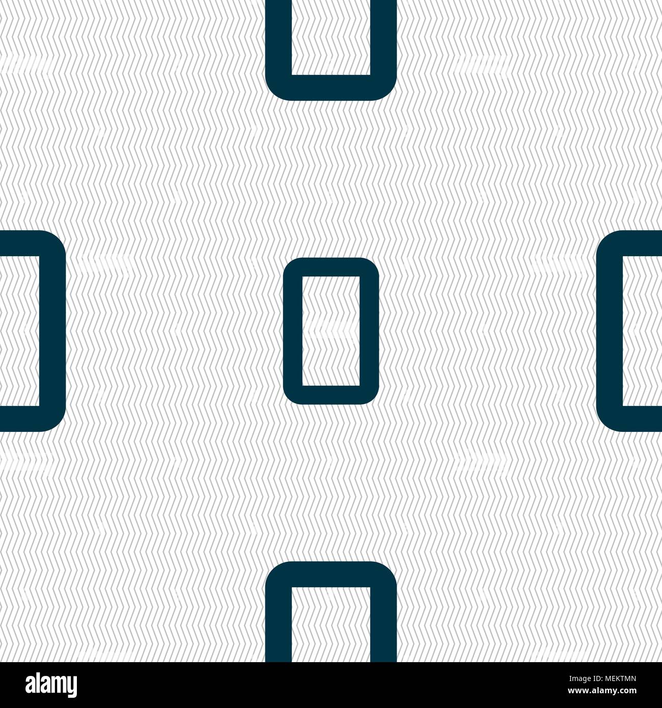 number zero icon sign. Seamless abstract background with geometric ...