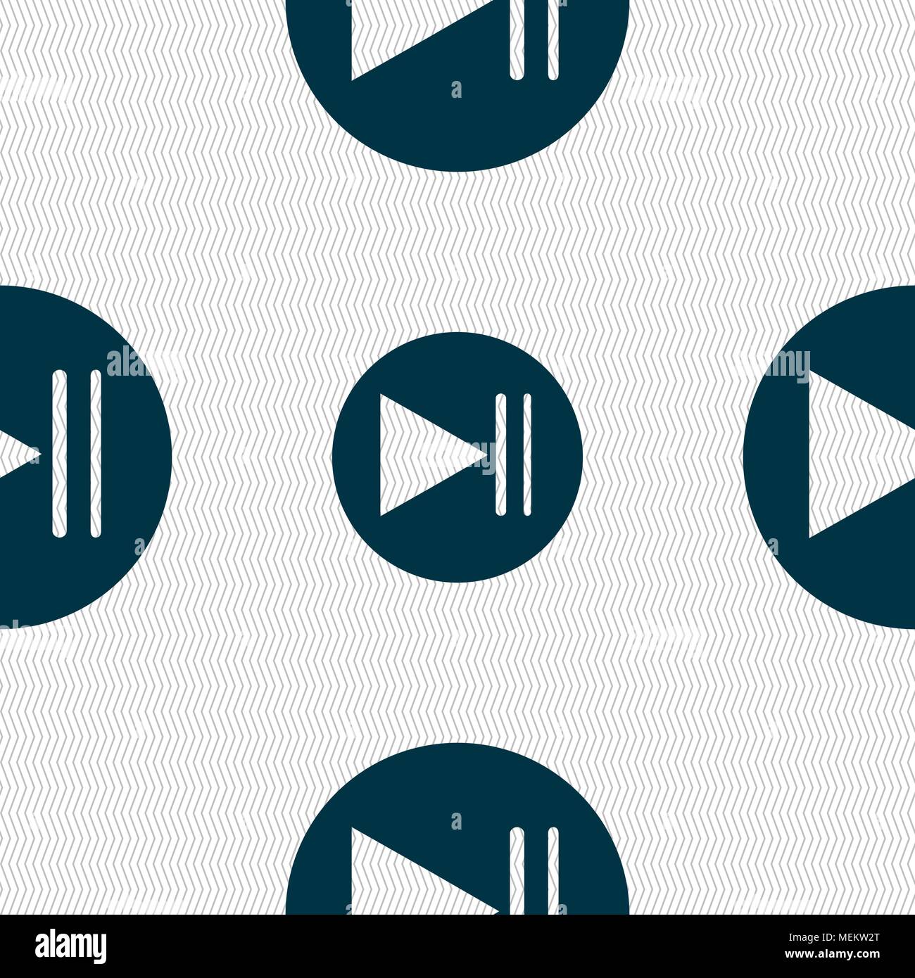 play button icon. Seamless abstract background with geometric shapes ...