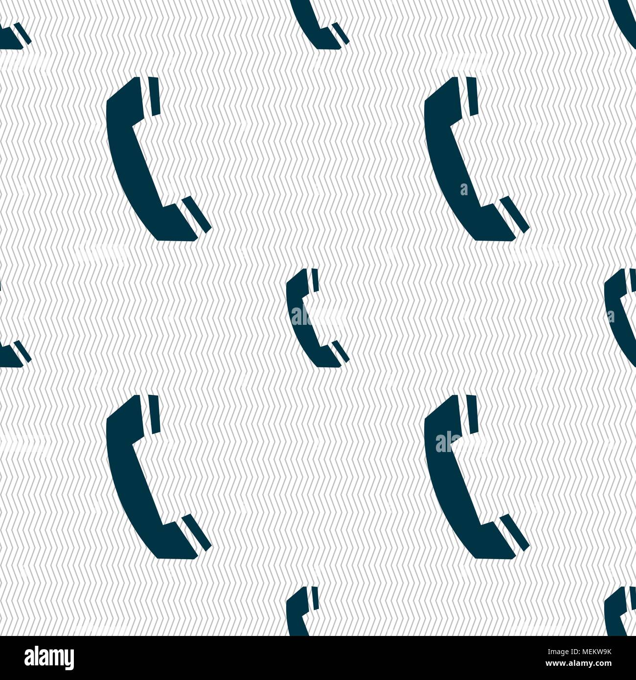 Phone sign icon. Support symbol. Call center. Seamless abstract ...