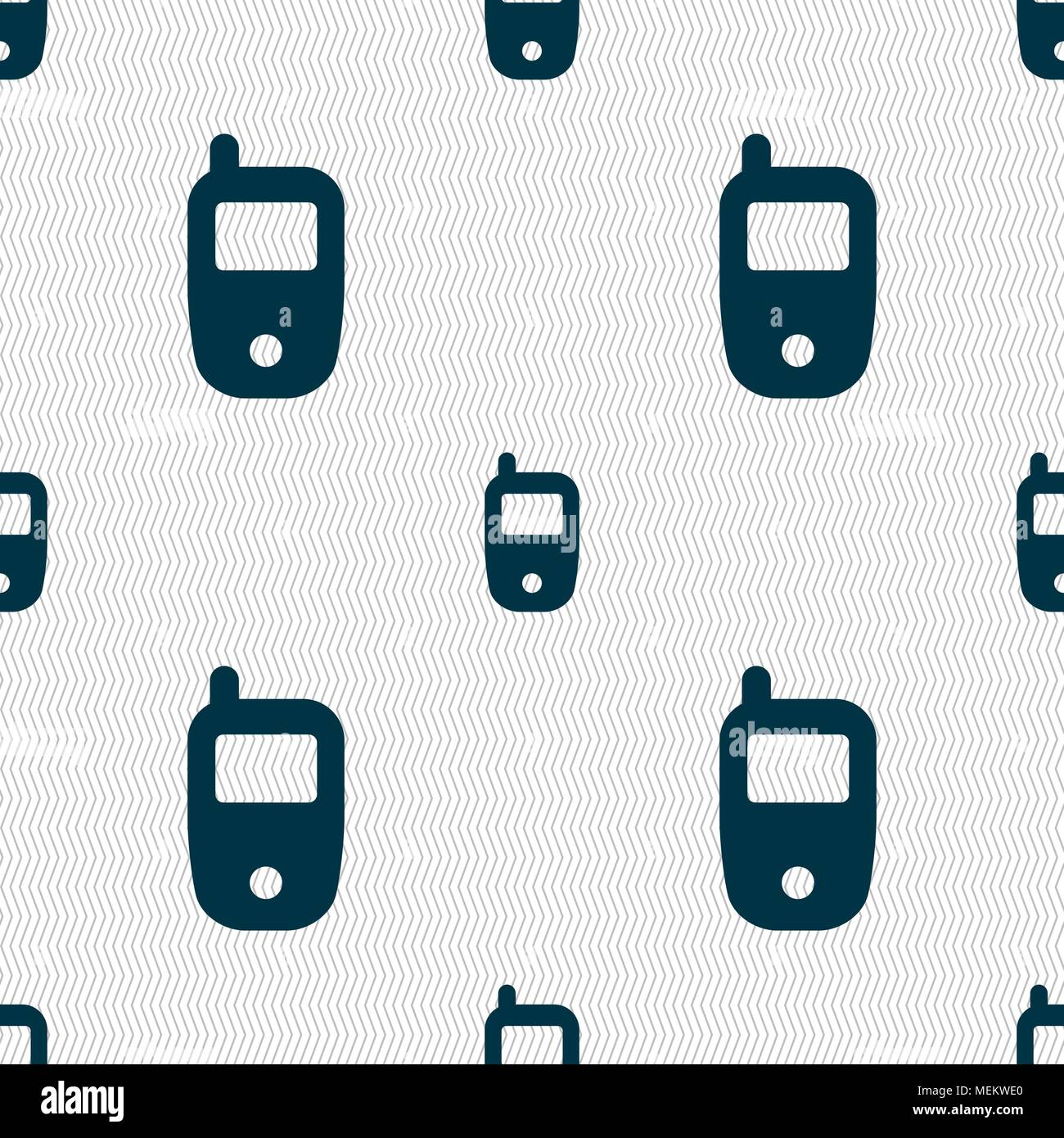 Mobile telecommunications technology symbol. Seamless abstract ...