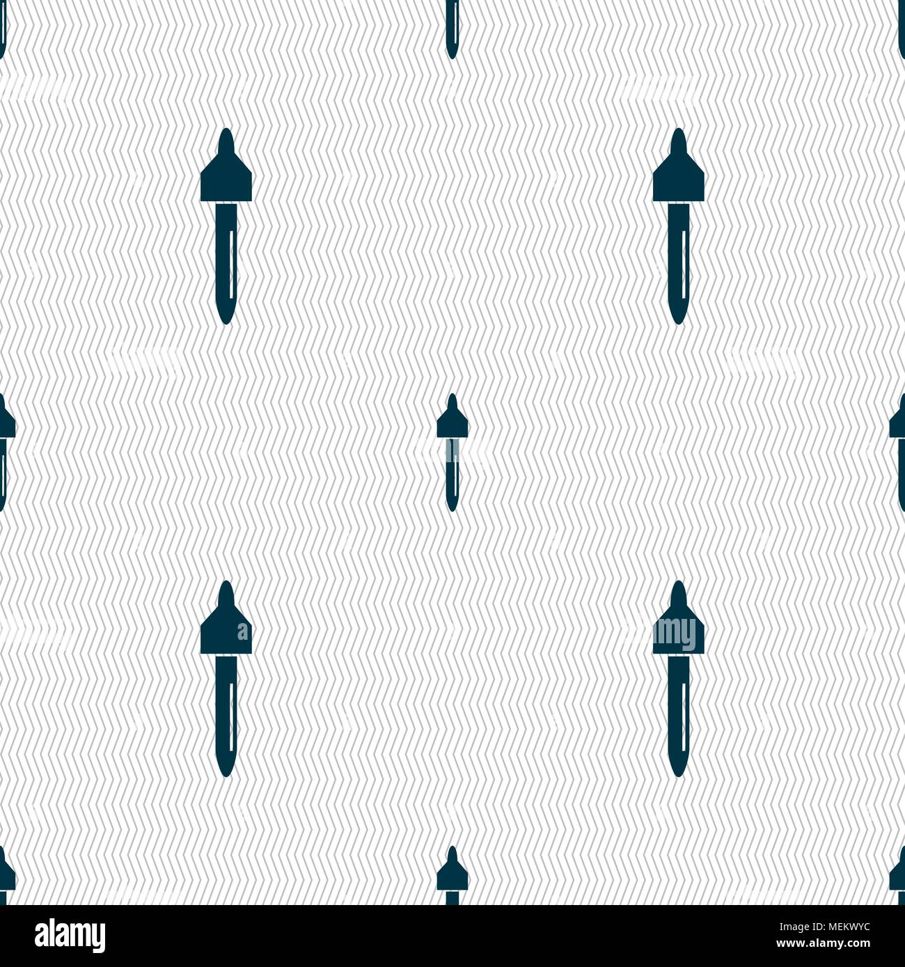 dropper sign icon. pipette symbol. Seamless abstract background with ...