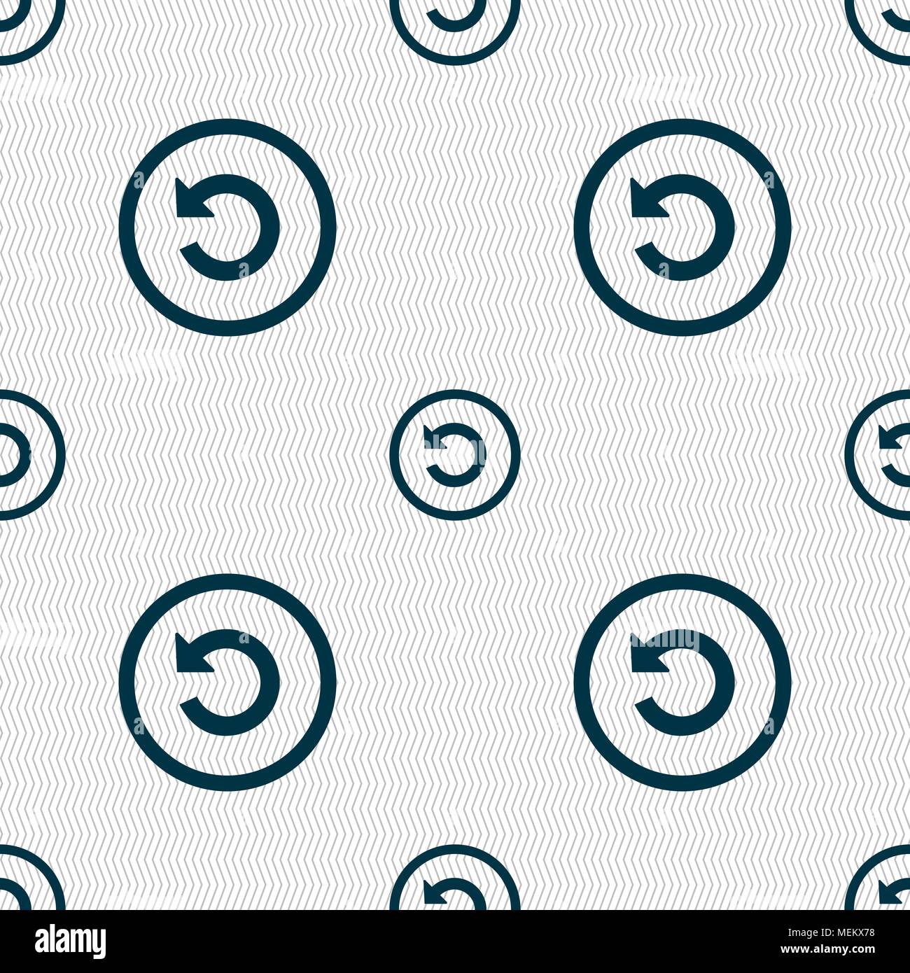 Upgrade, arrow, update icon sign. Seamless abstract background with ...