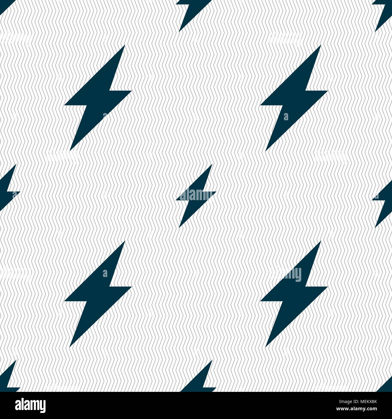 Photo flash icon sign. Seamless abstract background with geometric ...